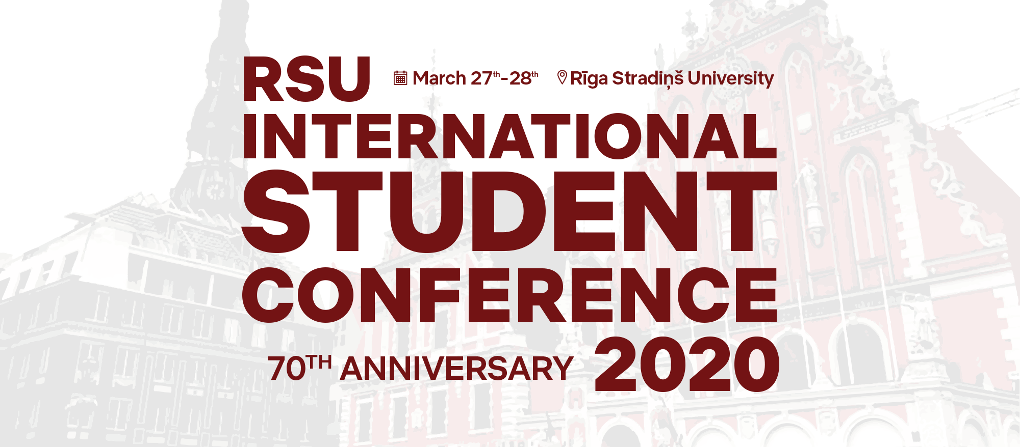 LIVE: RSU International Student Conference 2020: Health and Social Sciences