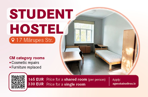 RSU Student Hostel in Āgenskalns | RSU