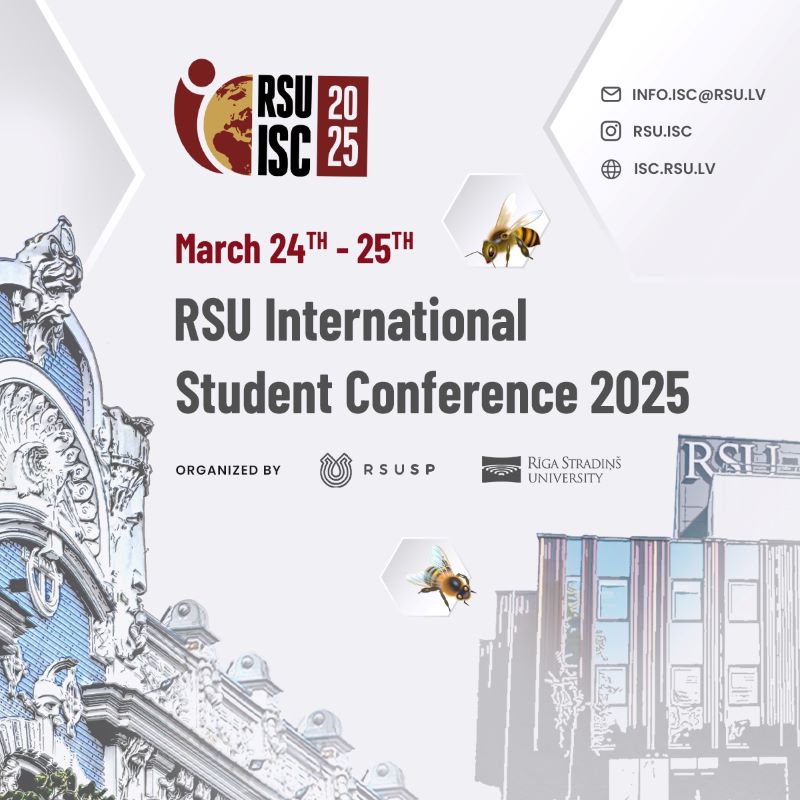 Submit your abstract for the RSU International Student Conference 2025!