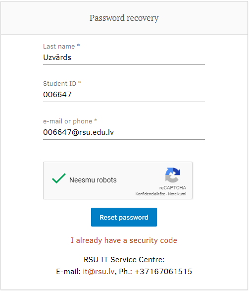 How start to use MyRSU | RSU