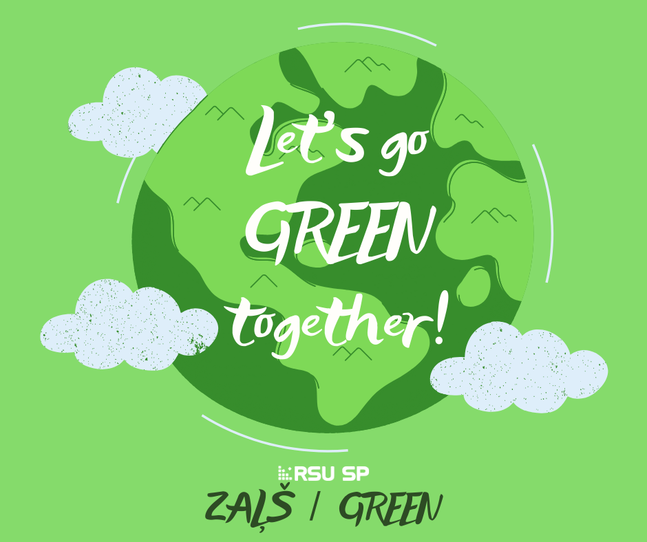Let's go green together!