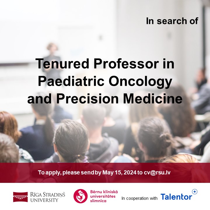 Professor of Science (Tenured Professor) in Medicine | RSU