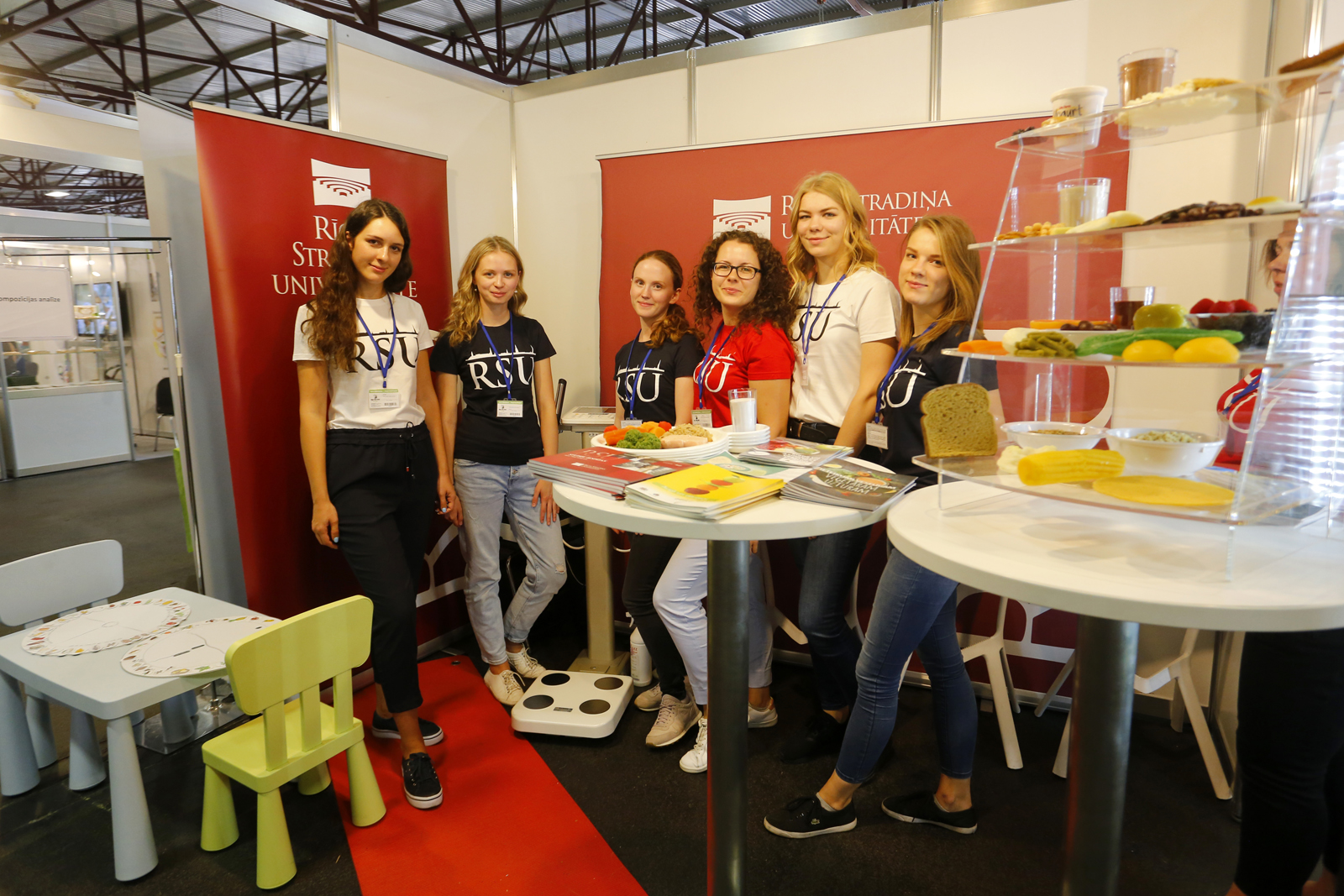 RSU lecturers and students participate in Riga Food Fair
