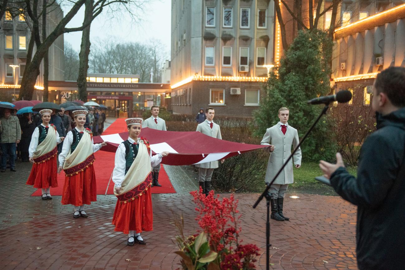 Rīga Stradiņš University celebrates Latvia's Centenary