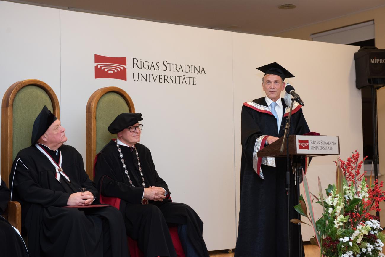 Rīga Stradiņš University celebrates Latvia's Centenary